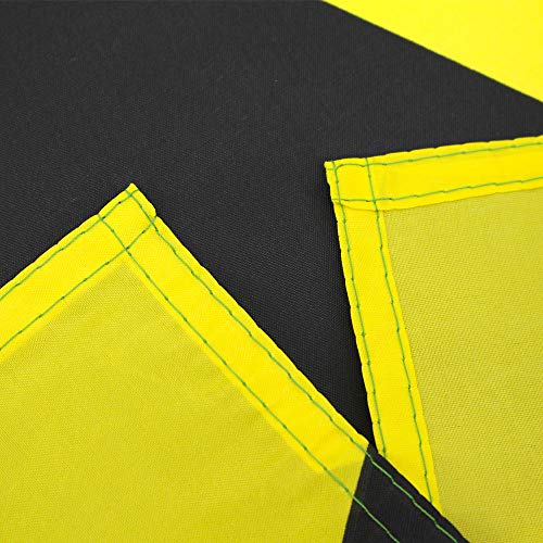 ANJOR Jamaica Flag 3x5 Foot Jamaican National Flags with Brass Grommets 3 X 5 Ft