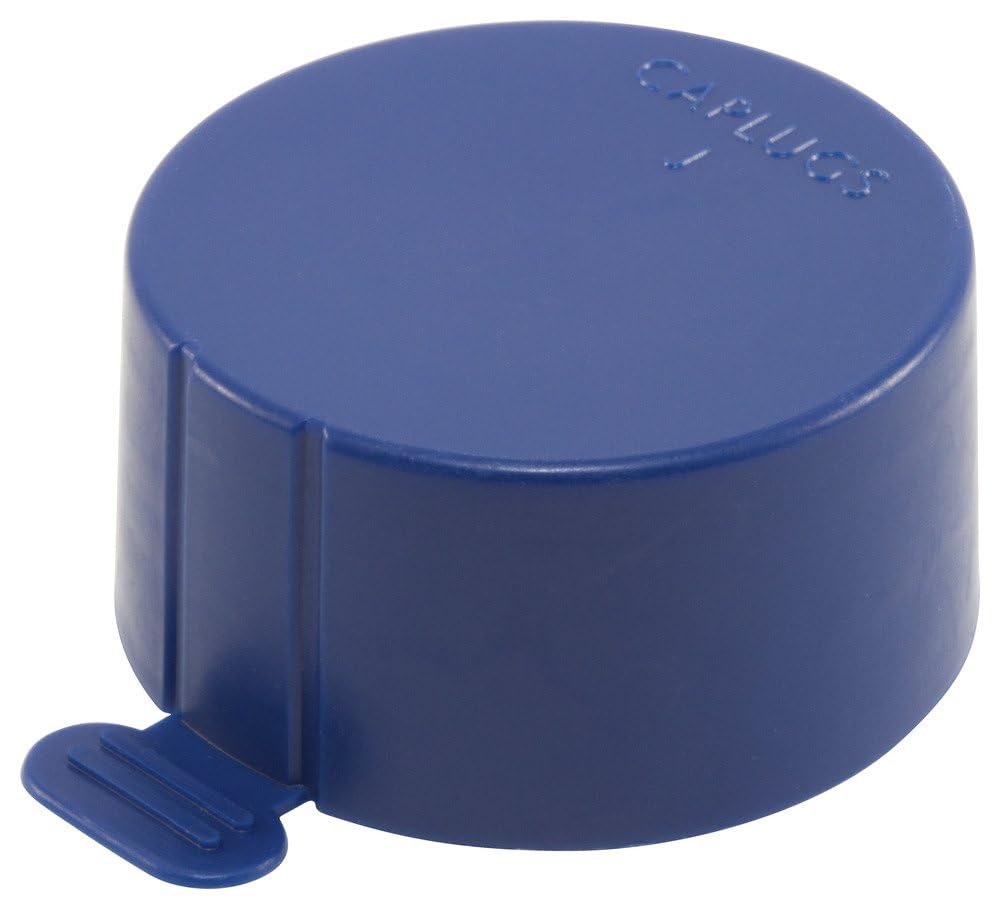 Caplugs J-TT-4 J Series – Plastic Single-Use Tear-Tab Cap for Male NPT Threads, 700 Pack, Blue LD-PE, Thread Size 1/2" Protective Closures, Dust & Moisture Seals, Masking, Finishing (QTT4Q6)