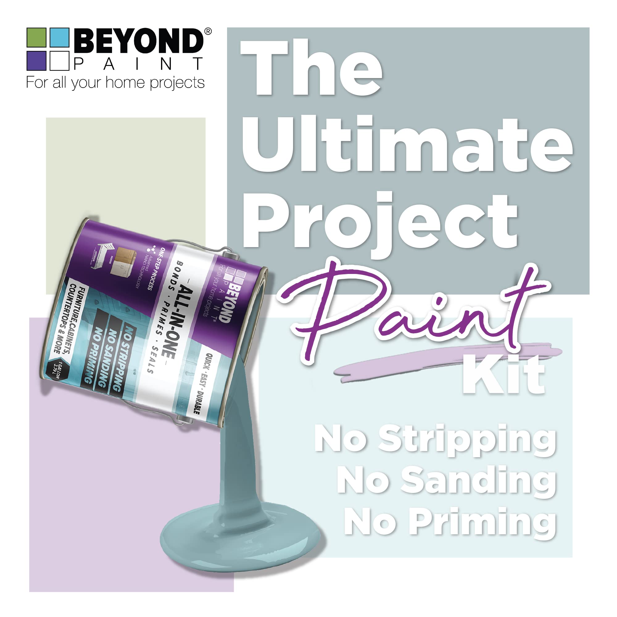 Beyond Paint Multi-Purpose Paint Toolkit for Cabinets, Countertops, Furniture and Doors