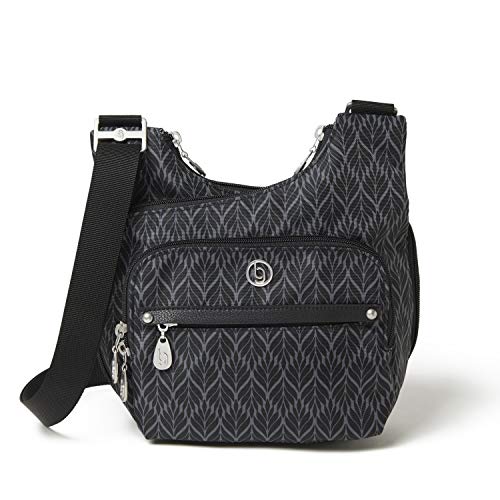 bg by baggallini Charlotte Crossbody Bag (Geo Floral Print)