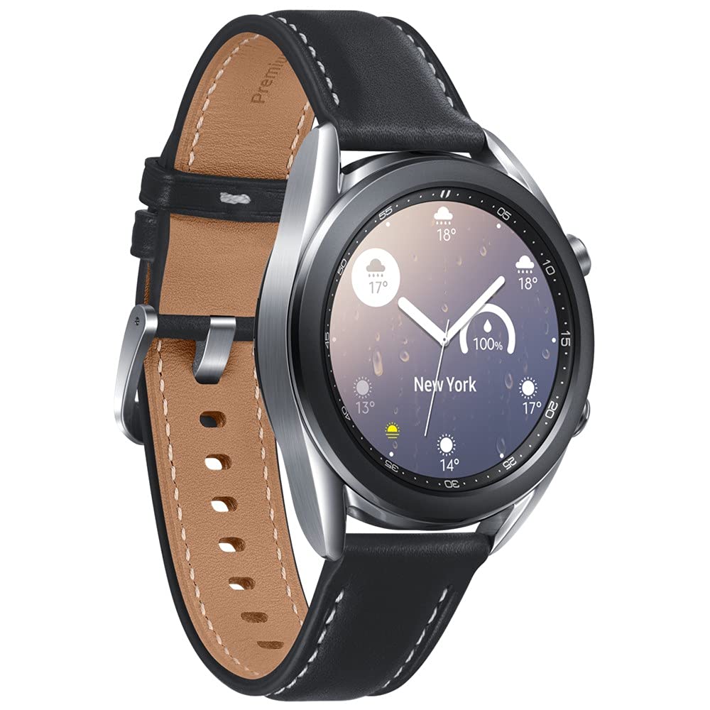 Samsung Galaxy Watch3 2020 Smartwatch (Bluetooth + Wi-Fi + GPS) International Model (Silver, 41mm)