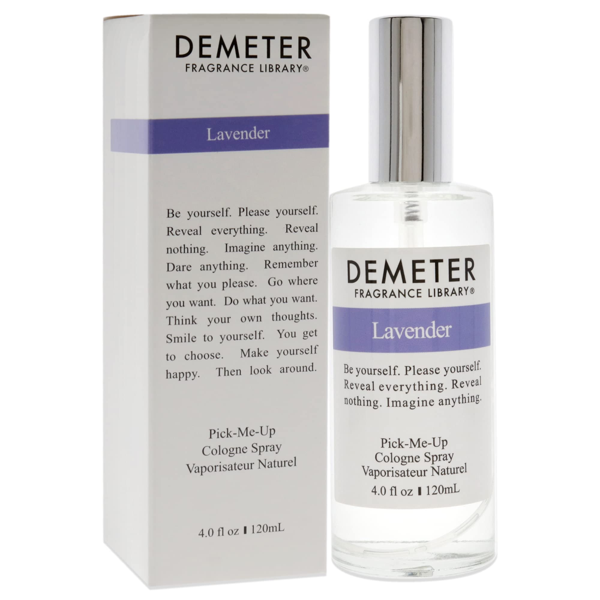 Demeter Unisex Cologne Spray, Lavender, 4 Ounce