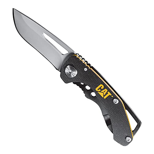 CAT980010 Caterpillar Framelock, Black G10 Handle, 2"