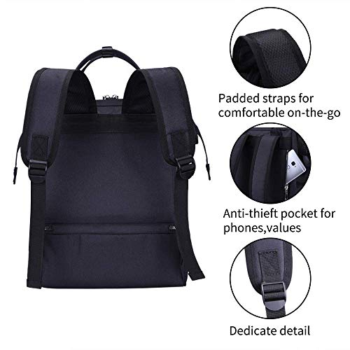 Breast Pump Bag Backpack, GOGOSO Pumping Bags with Cooler for Work Mom Breast Pump Carrying Diaper Bag Baby Shower Gifts(No Include Ice Pack)