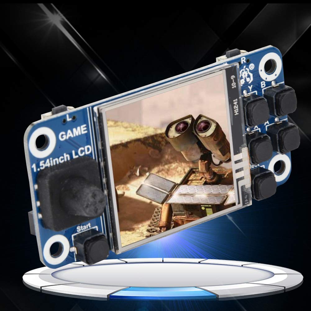 for Raspberry Pi, Mini Game Console 1.54in LCD Display for 2B/3B&/Zero W