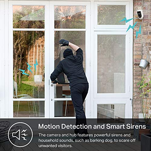 Kasa Home Security Camera System Wireless Outdoor & Indoor Camera by TP-Link, 1080P HD with Siren, Night Vision, Battery Rechargeable, Magnetic Wall Mount, Works w/Alexa & Google Home (KC300S2)