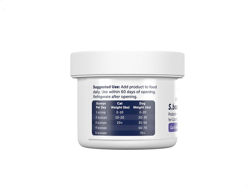 AnimalBiome S boulardii + FOS for Cats and Dogs Probiotic Prebiotic - 30g
