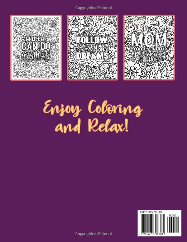 Best Mom Ever: An Inspirational Coloring Book for Mom With Quotes | Mother's Day Coloring Book for Mom - a Gift to Relax