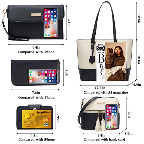 AILLOSA Purses and Handbags for Women Satchel Shoulder Tote Bags