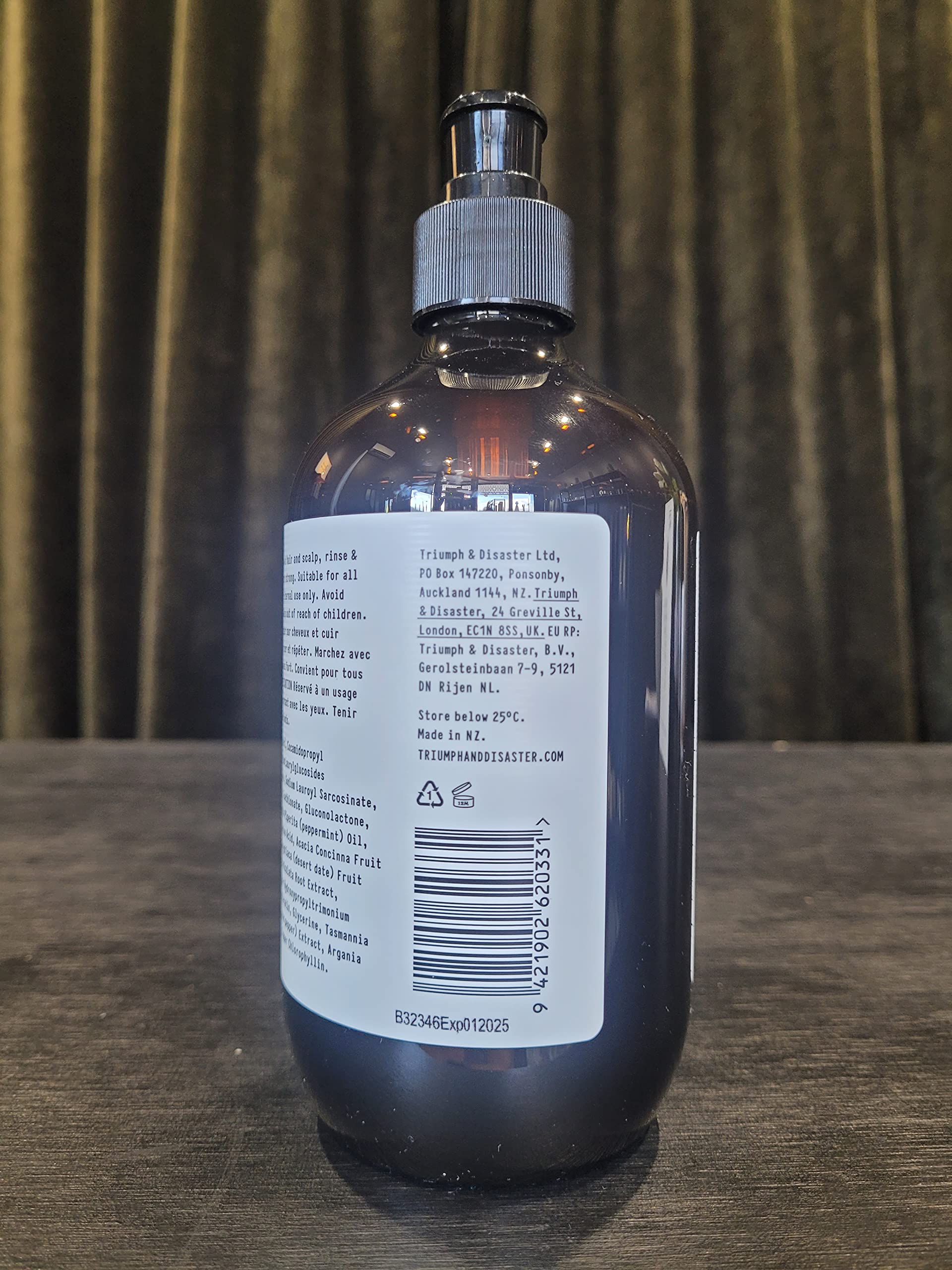 TRIUMPH & DISASTER | Shampoo, Deep Cleansing - Soothes & Hydrates Sensitive, Dry and Damaged Hair & Scalp with Keratin for Men & Women, 16.9 fl oz