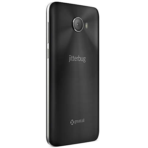 Jitterbug Smart2 unlocked, 32gb, No-Contract Easy-to-use Smartphone for Seniors by GreatCall,Black