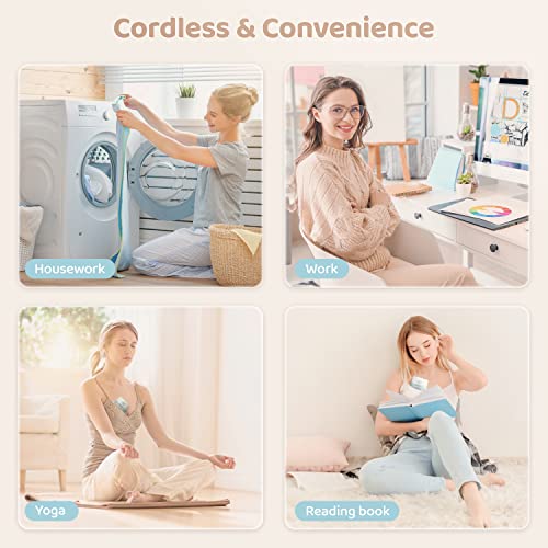 Breast Pump - Wearable Electric Low Noise Breast Pump, Rechargeable Portable Breast Pump with 2 Modes & 9 Levels, LCD Display Memory Function and Can Be Worn in-Bra, 24mm Flange