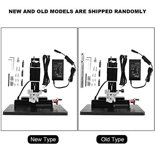 60W 12000RPM Mini Milling Lathe,100-240V DIY Mini Lathe Mini Miller,Mini Metal Lathe DIY Miniature Milling Machine Miller