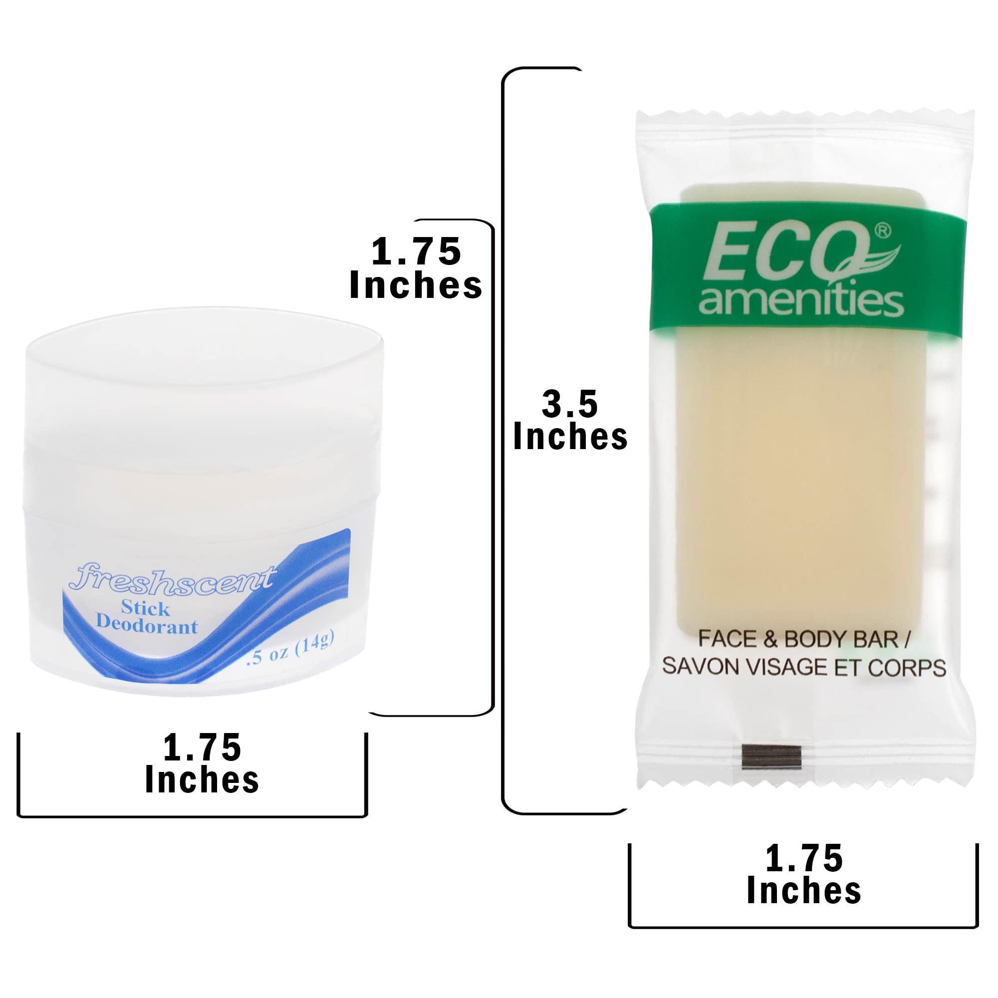 Moda West 24 Kits - Bulk Case of Wholesale Adult Basic Toiletries for Men, Women, Travel, Charity