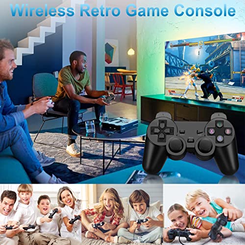 Byte Arcade Wireless Retro Game Console, Retro Game Stick, Nostalgia Stick Game, Plug and Play Game Console Emulator Game Stick 4k 10.000 Games, 9 Classic Emulator, Consoles with Dual 2.4G Wireless Controllers (64G)
