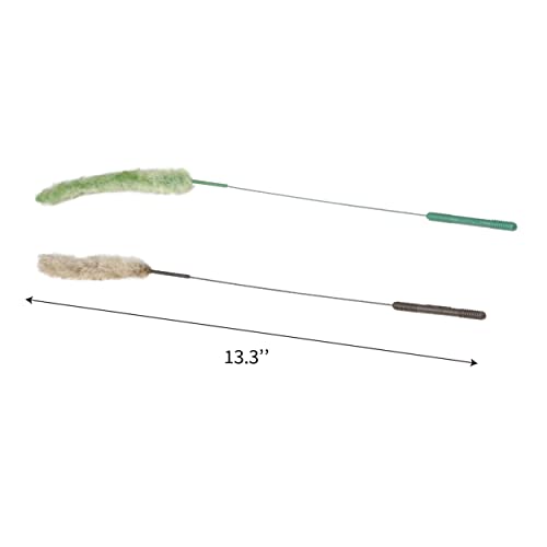 Catty Man Cat Play Grass, Jareneko Setaria 2 pcs. Set. Interactive Cat Teaser Wand Made in Japan