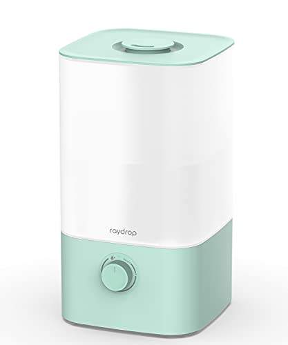 raydrop Cool Mist Humidifier Diffuser, 2.5L Essential Oil Diffuser, Top Fill Humidifier for Bedroom, Home and Office, Baby Humidifier with Adjustable Mist Output, Sleep Mode, Auto Shut Off