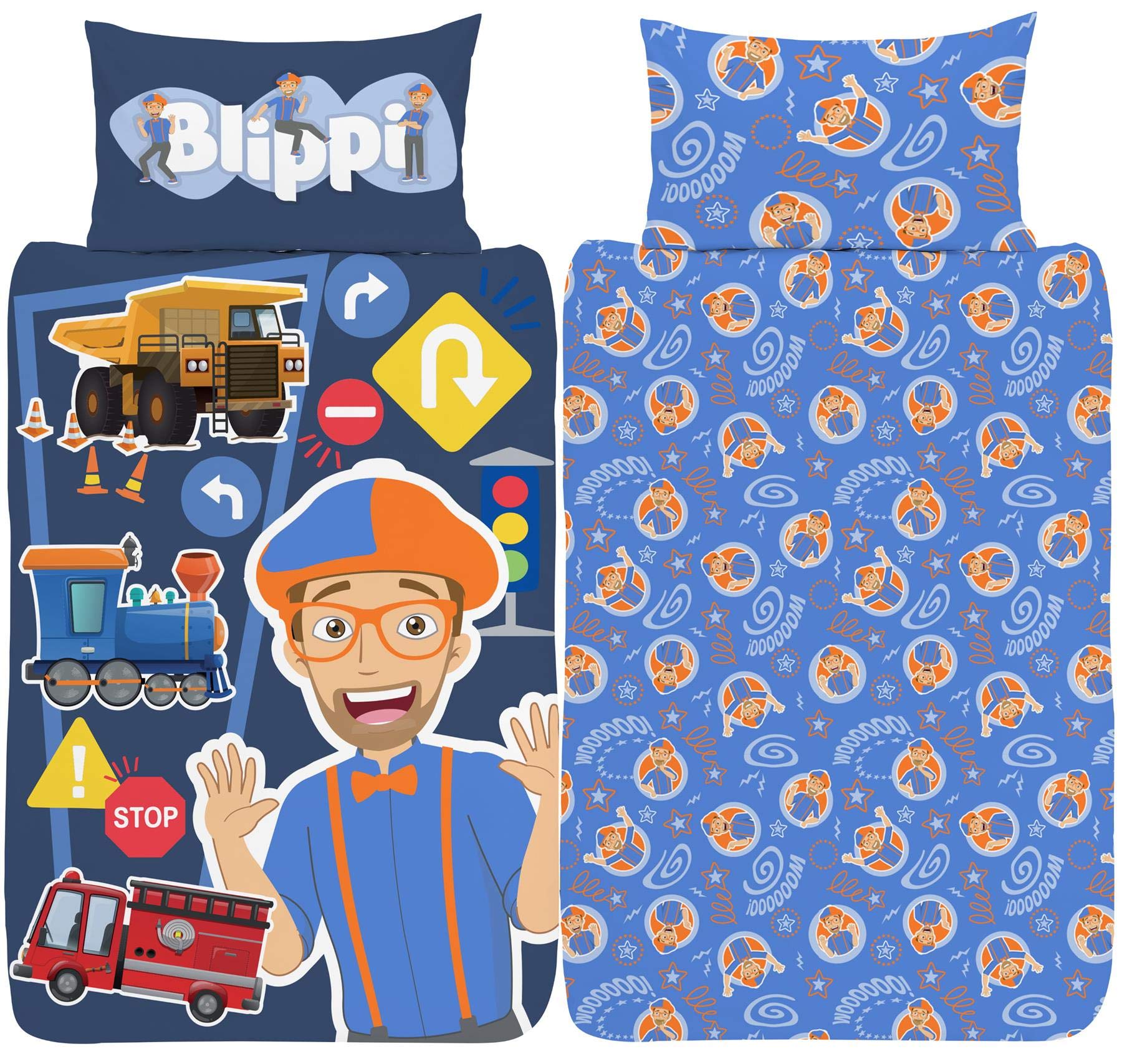 Blippi Junior Duvet Cover and Pillowcase Set