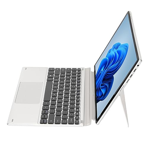 Acogedor 2 in 1 Laptop, 12.3 inch IPS Touch Screen Laptop, with Magnetic Keyboard, Dual Band 2.4GHz 5GHz WiFi, Support Microphone, Speaker, Bluetooth, Camera (16+1TB US Plug)