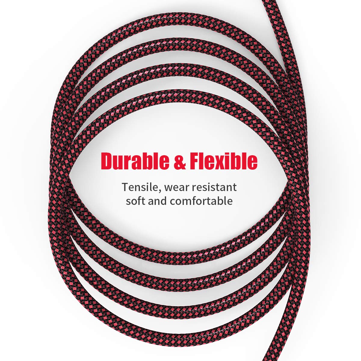 BIFALE XLR Female to 1/4" TRS Cable 25ft 2Pack, Nylon Braided Microphone Cable Balanced 6.35mm (1/4 Inch) TRS to XLR Cable Heavy Duty Mic Cable