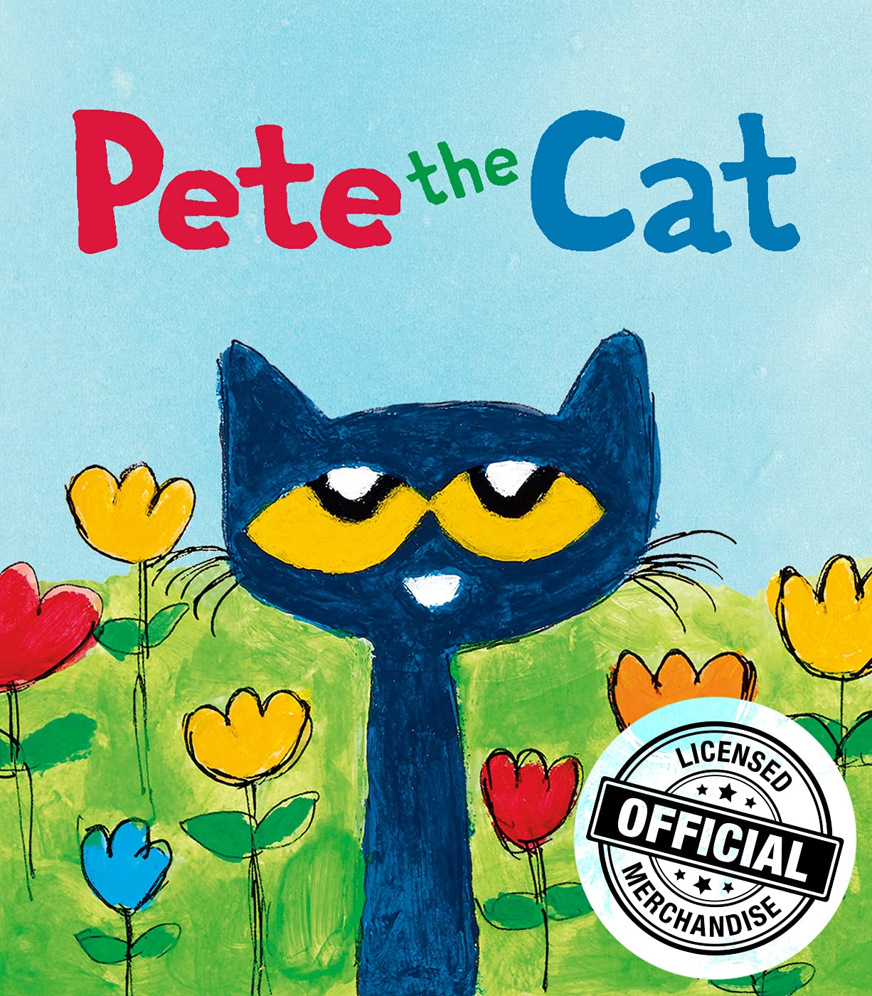 Instant Message - Pete The Cat - Meet Me at The Library - Youth Short Sleeve Graphic T-Shirt - Size Medium Athletic Heather
