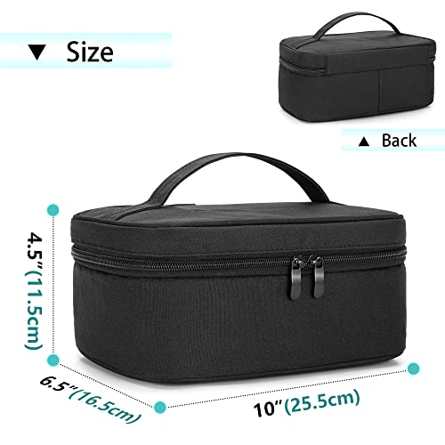 BAFASO Wearable Breast Pump Bag Compatible with Willow and Elvie Breast Pump, Case for Wearable Breast Pump and Extra Parts (Patent Pending), Black