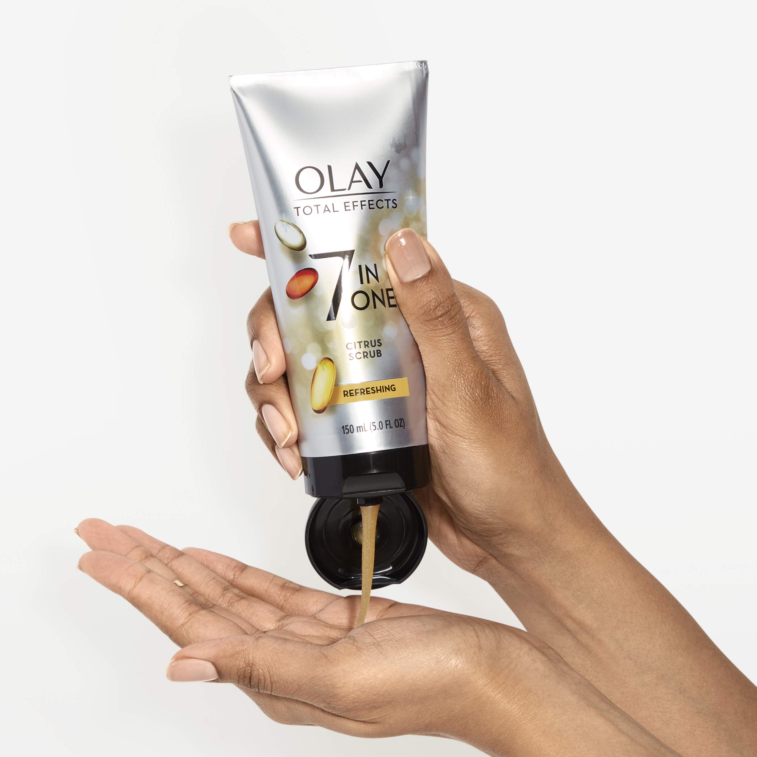 Facial Cleanser by Olay Total Effects Refreshing Citrus Scrub Face Cleanser, 5 Ounce