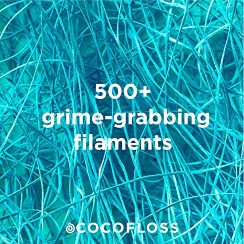COCOFLOSS Coconut-Oil Infused Woven Dental Floss | Mint | Dentist-Designed | Vegan and Cruelty-Free | 6 Month Supply (32 Yds x 3 Units)