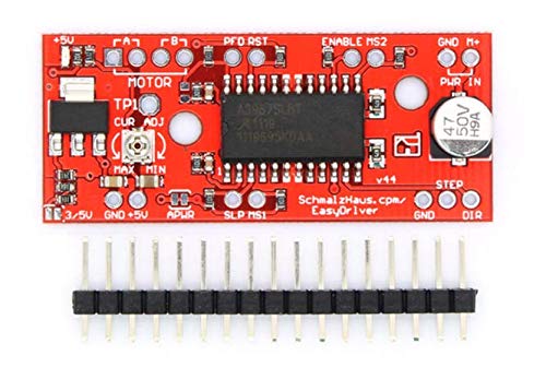 Treedix EasyDriver Shield Stepper Motor Driver with Single Row Pin Headers Compatible with Arduino (5pcs)