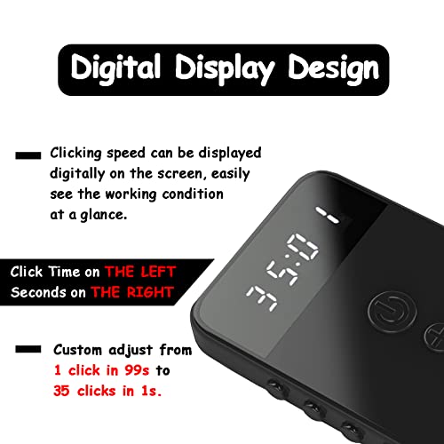 Auto Clicker for Phone Screen:Undetectable Automatic Tapper for Android&IOS,Simulated Finger Continuous Clicking, Adjustable Speed Physical Clicker, Suitable for Reward Tasks ,Games, Live Broadcasts(1 Second Clickest 35 Times)