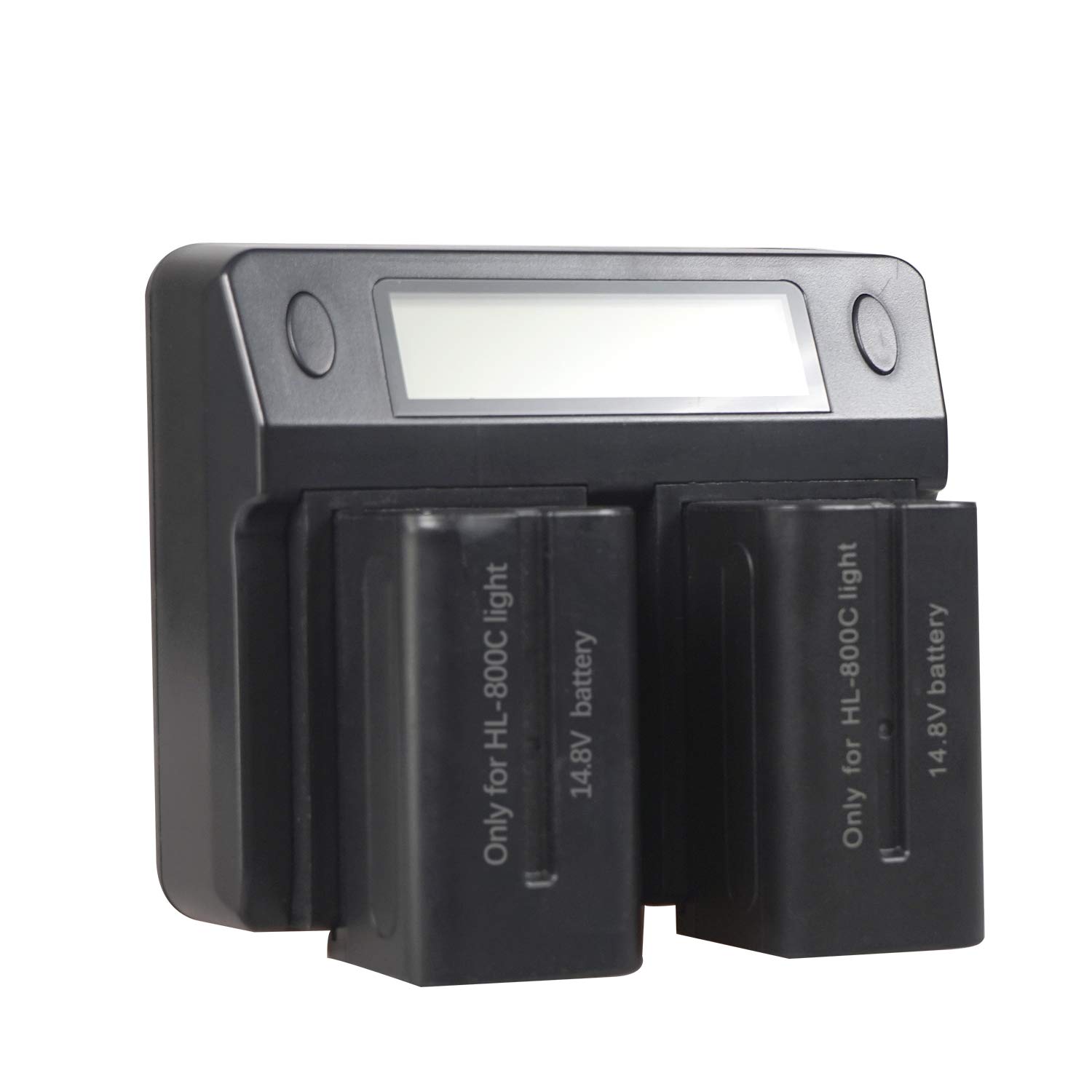 WELLMAKING 80W Battery Set 2 Batteries One Charger is Dedicated to 800C LED Light(The Lights in The Picture Need to be Purchased Separately)
