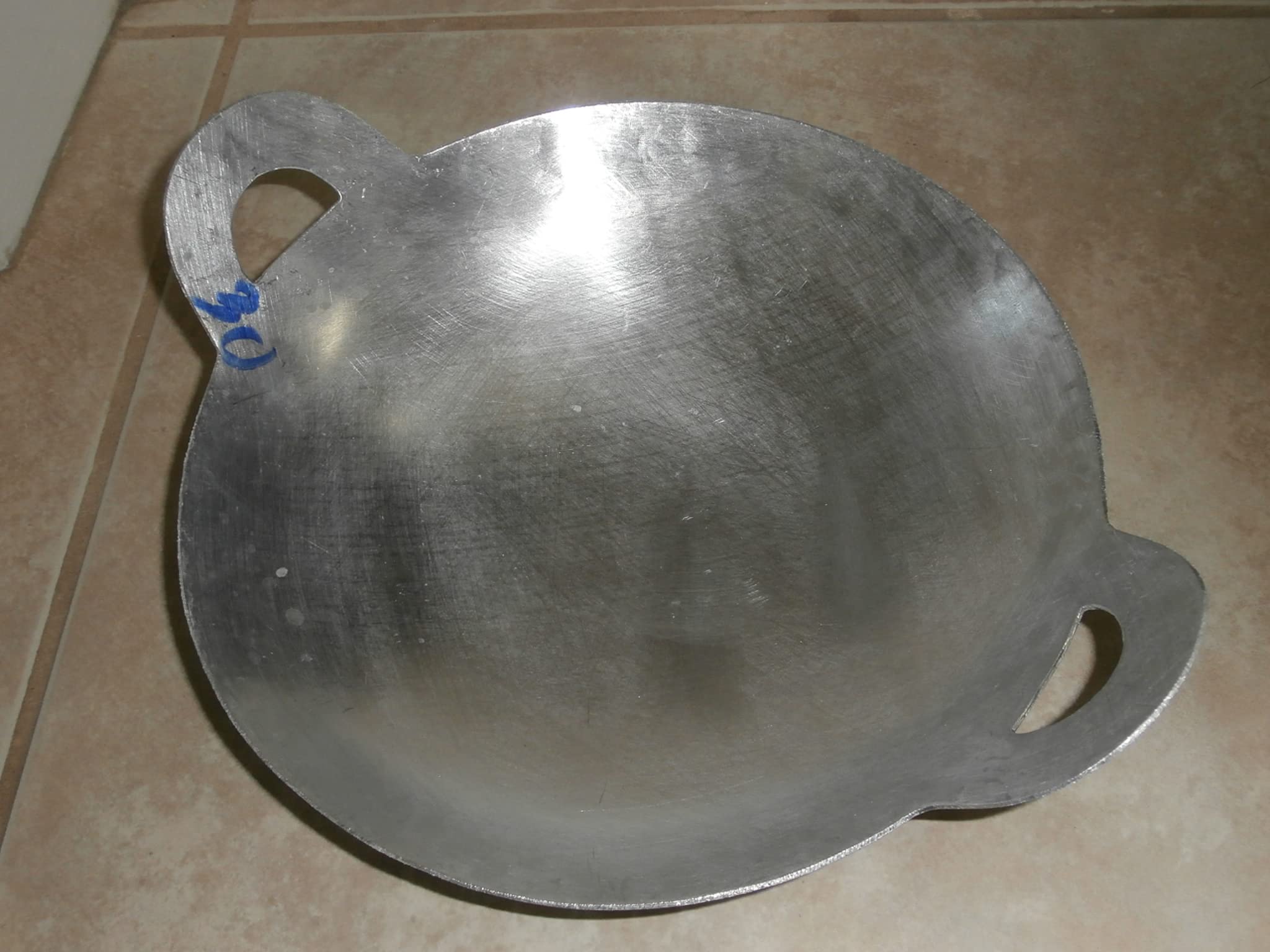 Airplane Aluminum Vietnamese pancake wok 9.5" (Chảo chiên bánh xèo)