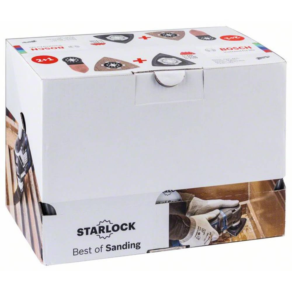 Bosch Professional 6-Piece Starlock Best of Sanding Set (Sanding Sheet for Wood & Mortar, Accessories for Multi-Cutters)