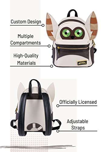 Avatar The Last Airbender Momo Mini Backpack Back Pack Faux Leather