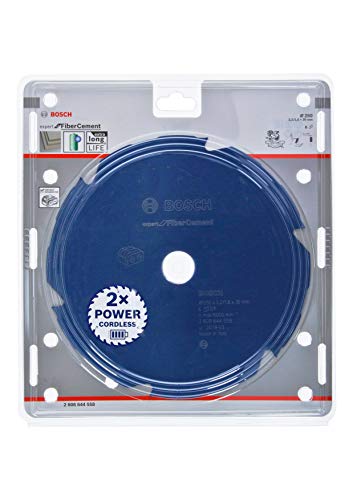 Bosch Professional Circular Saw Blade Expert (for Fibre Cement, 250 x 30 x 2.2 mm, 6 Teeth; Accessories: Cordless Circular Saw)