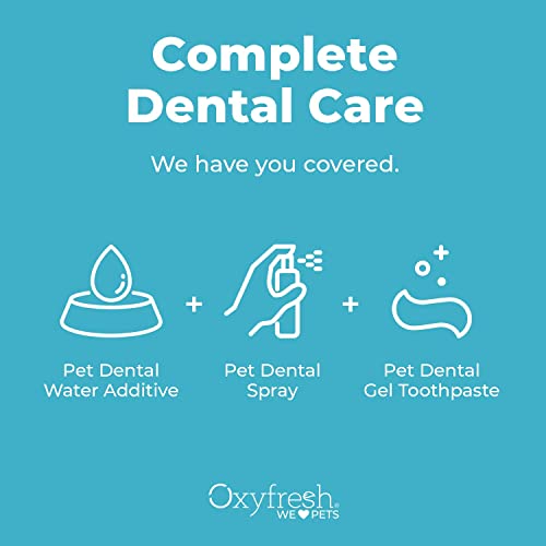 Oxyfresh Advanced Pet Dental Spray – Instant Pet Fresh Breath: Easiest No Brushing Pet Dental Solution for Dogs and Cats – Best Way to Fight Pet Plaque, Keep Teeth & Gums Healthy. 3oz.