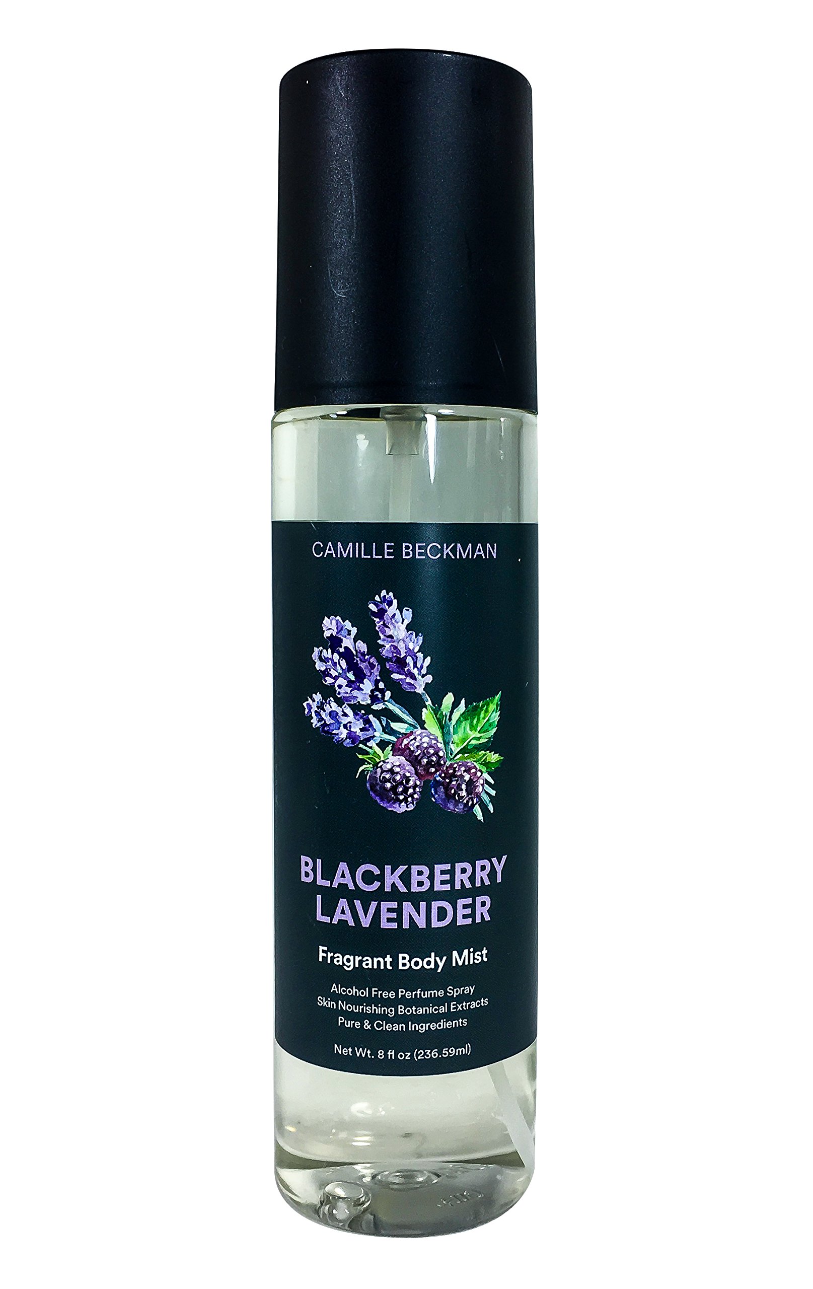 Camille Beckman Fragrant Body Mist, Alcohol Free, Blackberry Lavender, 8 Ounce