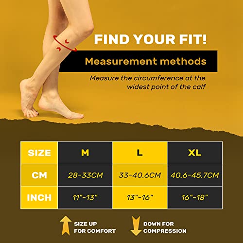 Calf Compression Sleeve Men-2 Pack Shin Splint Compression Sleeve - Lower Leg Compression Sleeve for Basketball Football Running Varicose Vein