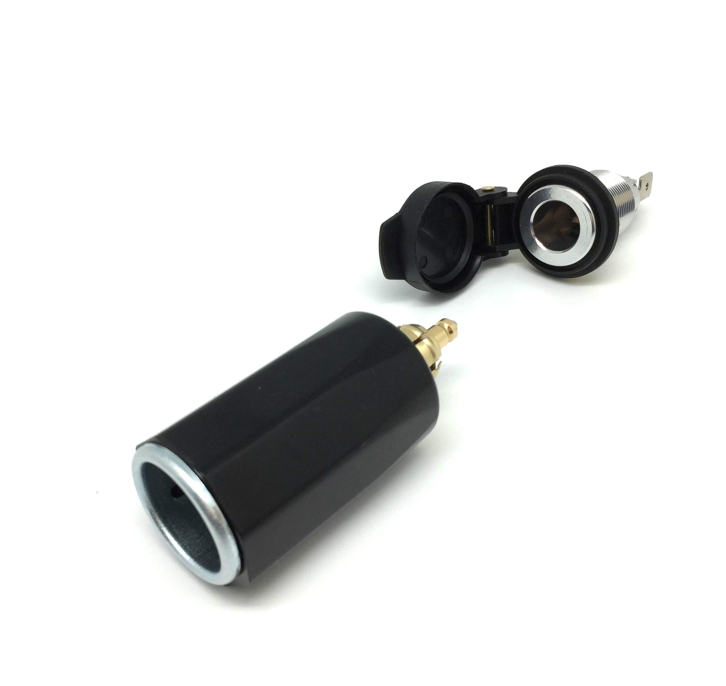 Cliff Top Din Cigarette Lighter Adapter, Compatible with BMW, Ducati, and Triumph Motorcycles