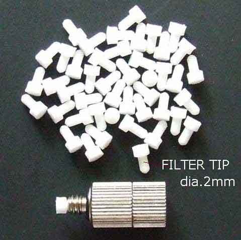 Anti Drip High Pressure Ruby Misting Nozzle 0.15mm /0.006" 10-24 Thread (20PCS)