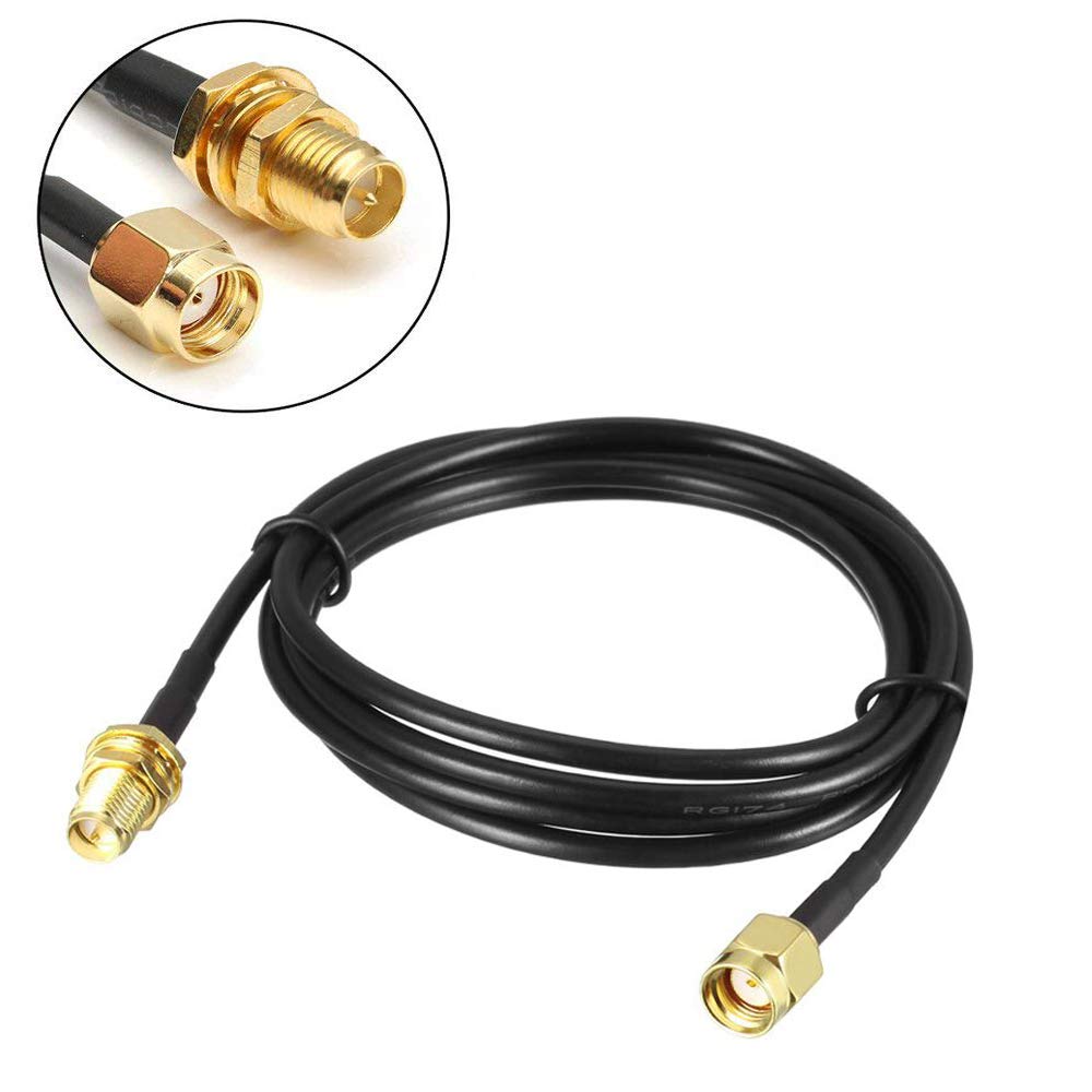 traderplus 3-Pack 10FT RP-SMA Male to Female Extension Cable WiFi Router Antenna Extender