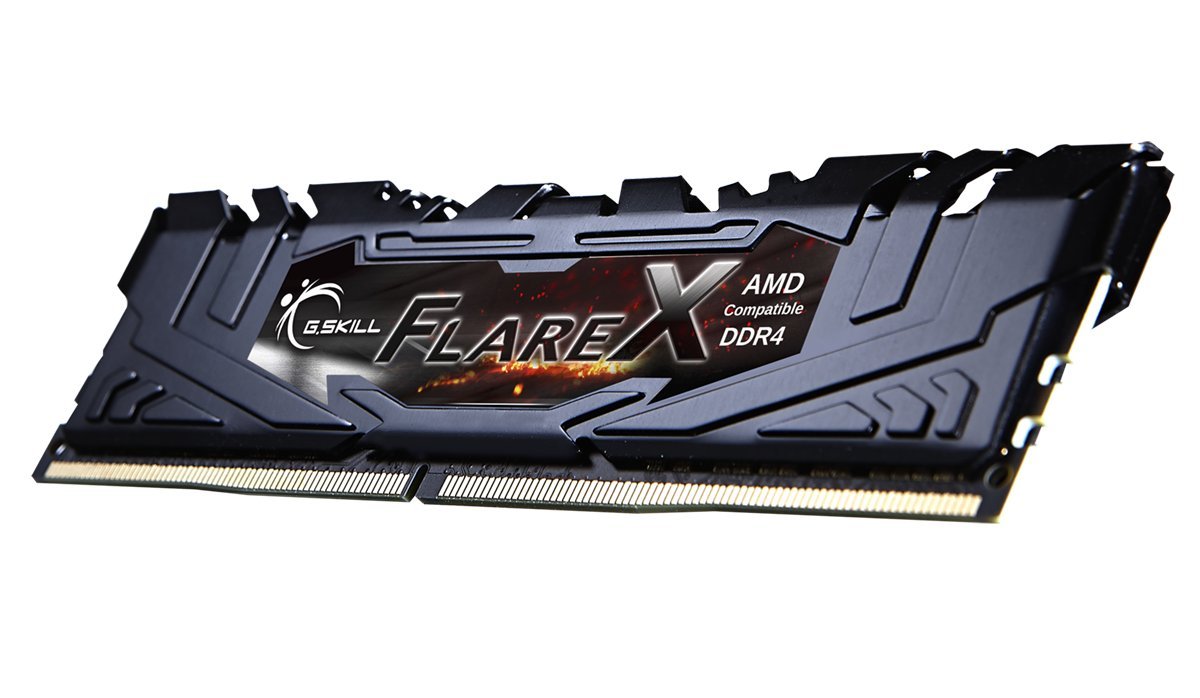 G.SKILL Flare X Series (Intel XMP) DDR4 RAM 16GB (2x8GB) 3200MT/s CL14-14-14-34 1.35V Desktop Computer Memory UDIMM - Black (F4-3200C14D-16GFX)