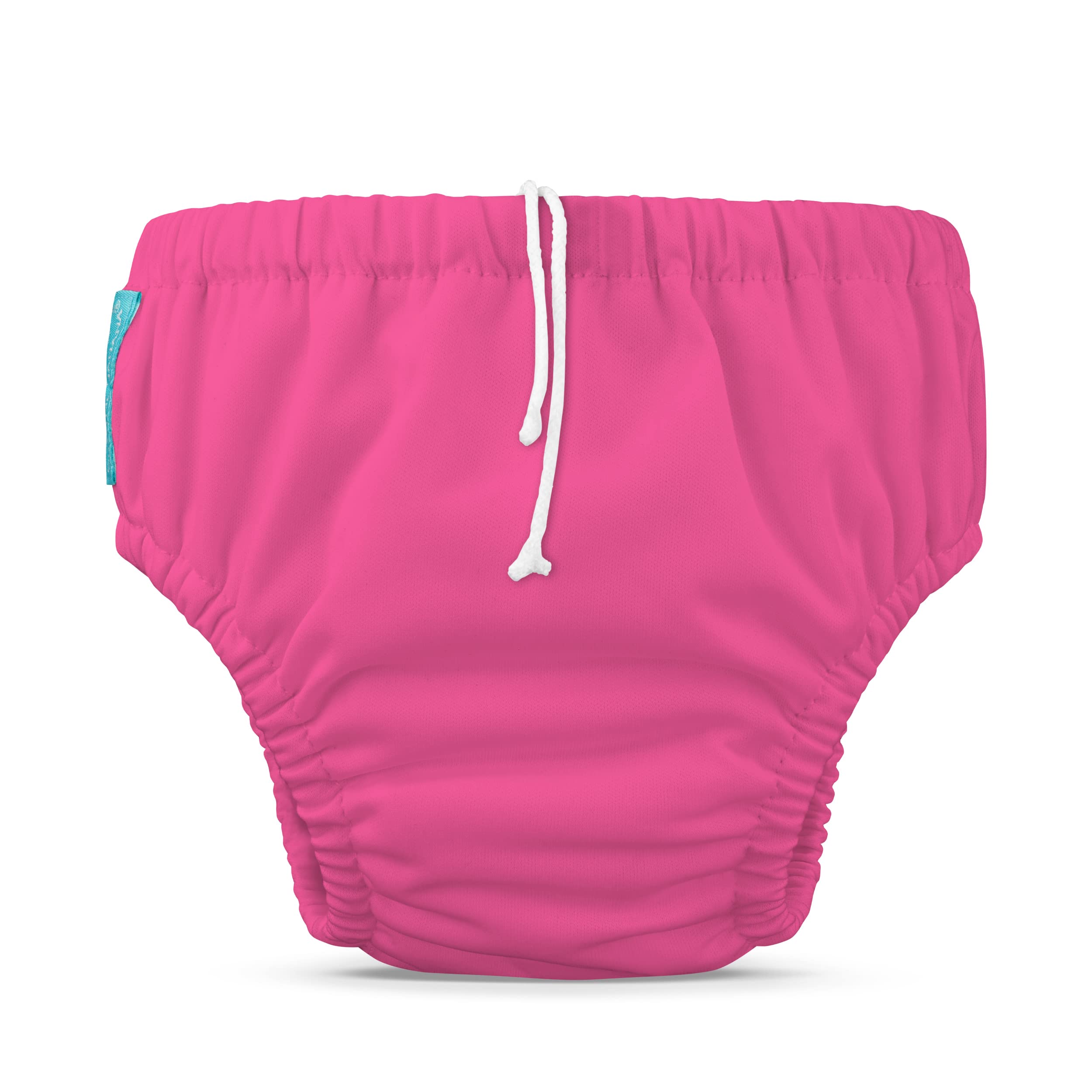 Charlie Banana Baby Reusable and Washable Swim Diaper for Boys or Girls, Fluorescent Hot Pink, X-Large