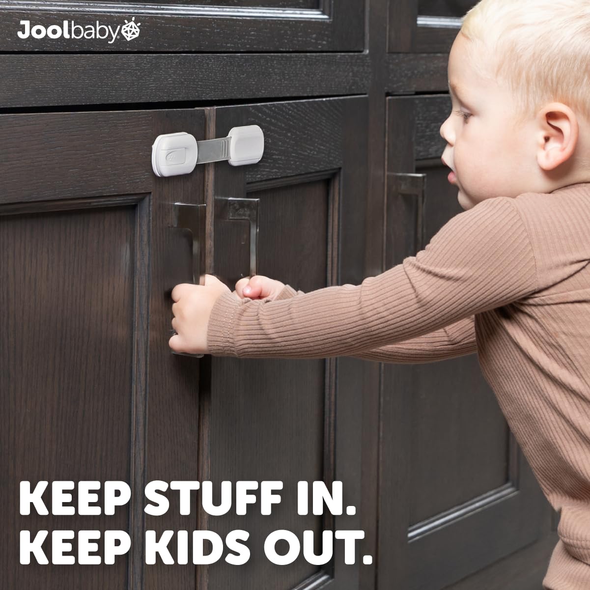 Child Safety Strap Locks (8 Pack) Baby Proof Cabinets, Drawers, Fridge, Toilet & Trash Cans β 3M Adhesive Childproof Locks β Jool Baby