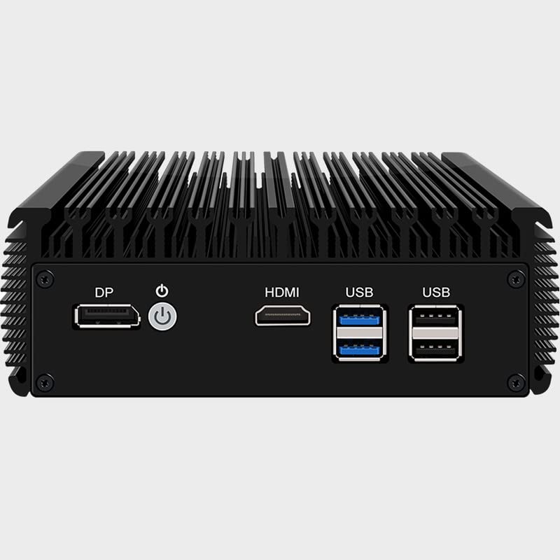 6 Port Firewall Micro Appliance, Firewall Mini PC Inter Celeron N5105 Router PC, OPNsense, AES-NI, VPN, 16GB RAM 512GB SSD