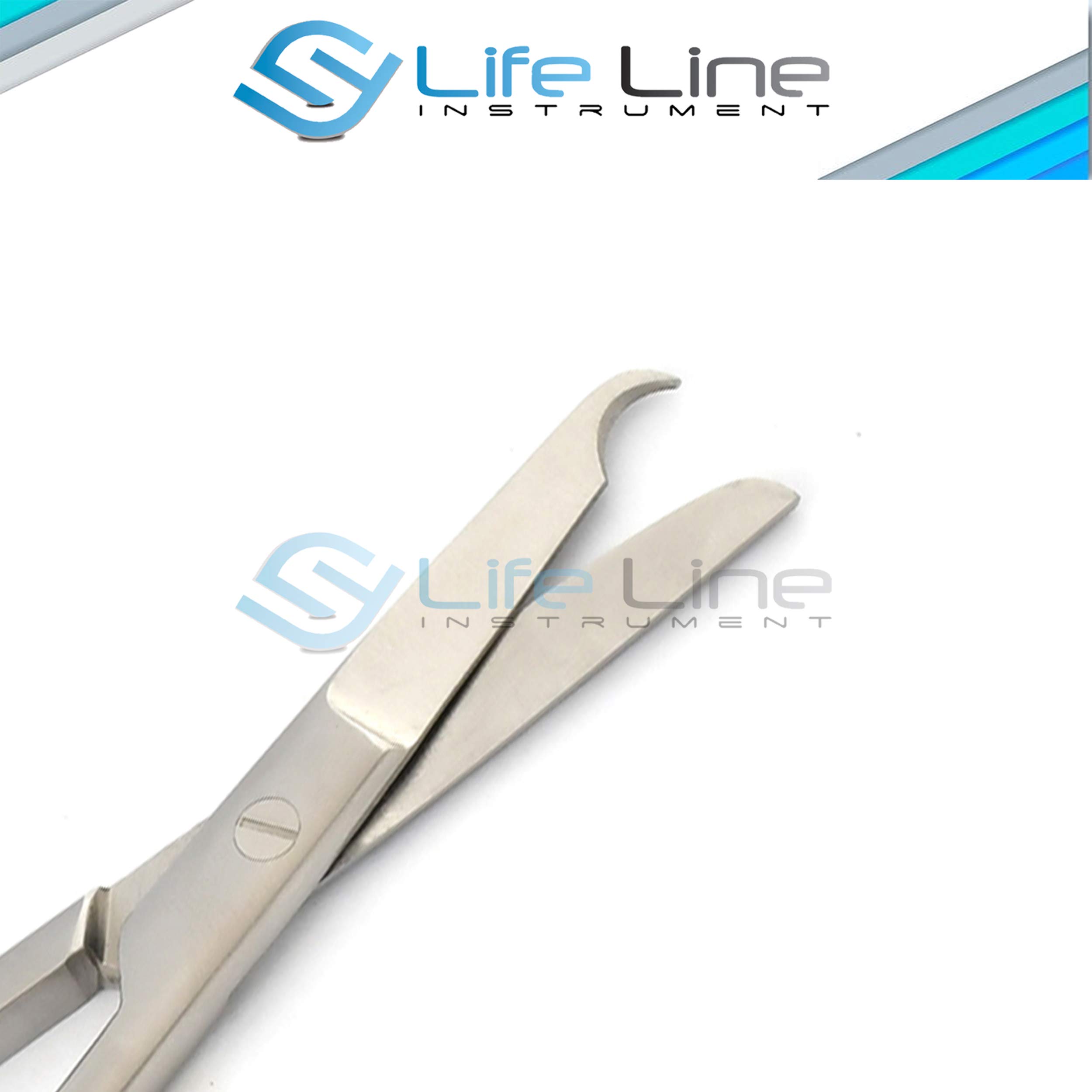 5.50" Spencer Suture Scissors Dental Scissors Stitch Hook German Quality Stainless Steel Dental Veterinary Instruments (5 1/2")