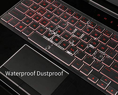 Ultra Thin Keyboard Cover for Newest HP OMEN 15-DC 15.6", Clear Keyboard Protective Skin for HP 15-dc0010nr 15-dc0020nr 15-dc0030nr 15-dc0051nr dc0052nr 15-dc0086nr 15-dc0087nr 15-dc0096nr Laptop