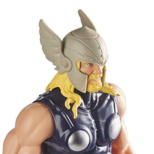 Avengers Marvel Titan Hero Series Blast Gear Thor Action Figure, 12" Toy, Inspired by The Marvel Universe, for Kids Ages 4 & Up