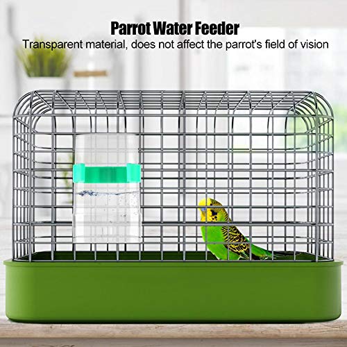 Sheens Automatic Bird Water Feeder Drinker Parrot Water Container Food Dispenser Birdcage Supplies for Budgie Cockatiel Conure Lovebirds Finch