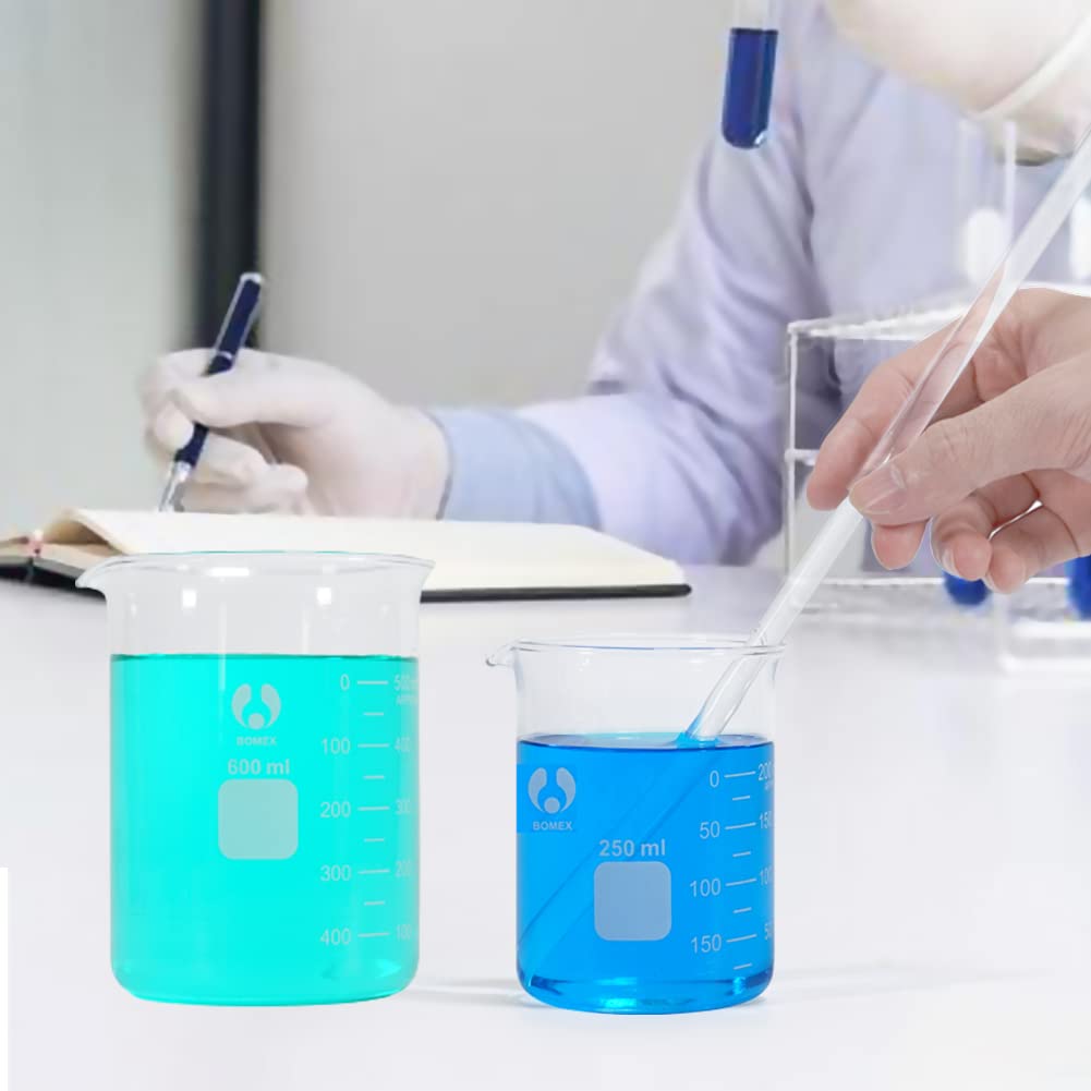 Bomex Scientific 5000ml Glass Beaker 3.3 Borosilicate Glass Double Scale Graduatedā¦